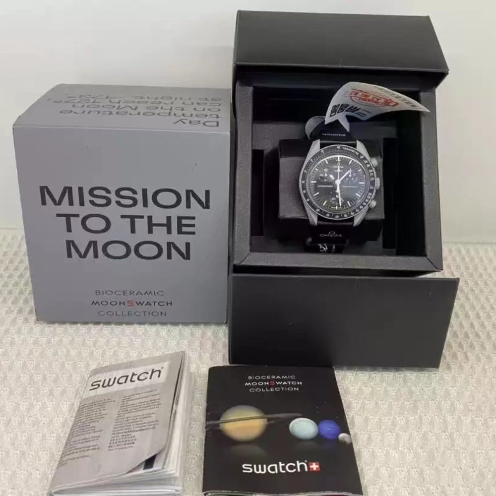 Swatch X Omega Bioceramic Moonswatch Mission To Moons… - Gem